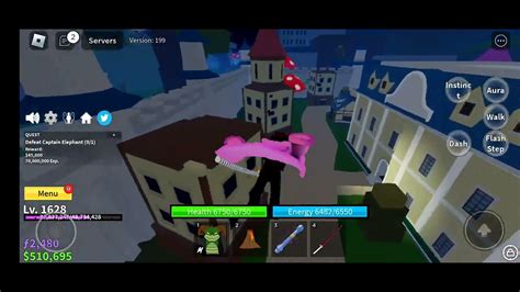 Killing Captain Elephant In Blox Fruit 😅 Youtube