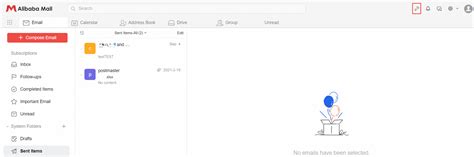 Domain Management Page Login And Webmail Page Switching Alibaba Mail Alibaba Cloud