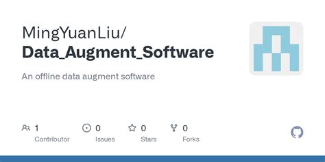 GitHub MingYuanLiu Data Augment Software An Offline Data Augment