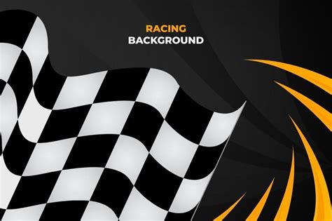 Modern Racing Design Background Vector Trendy Racing Background