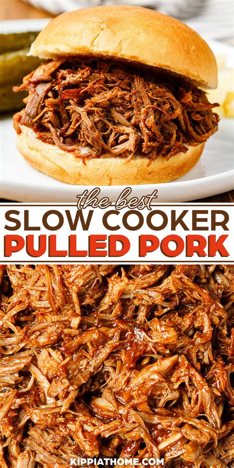 Easy Crock Pot Pulled Pork Kippi At Home Recipe Cooking Pulled