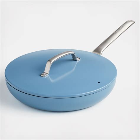 Crate And Barrel Evencook Ceramic™ Nonstick Fry Pan With Lid Zola
