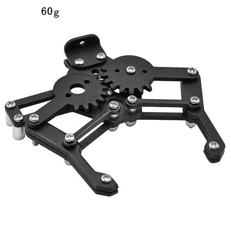 55 Mm Aluminum Robot Arm Gripper Mg995 Black Black Robotics Robot Building Body