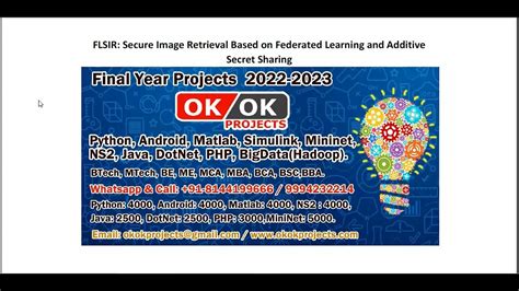 flsir secure image retrieval based on federated learning and additive secret sharing youtube