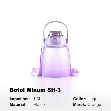 Diskon Botol Minum 1 3 Liter Free Sticker 2d Botol Pelangi 2liter Botol