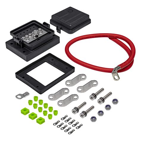 Waterproof Ground Power Distribution Terminal Block Battery Bus Bar Max V AC V DC IP