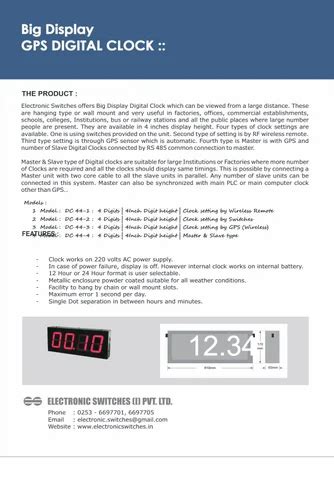 Gps Synchronized Clocks At Rs 8000 Gps Synchronized Clocks In Nashik Id 2851298518548