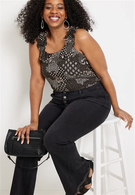 Plus Size Patchwork Swing Tank Top Maurices