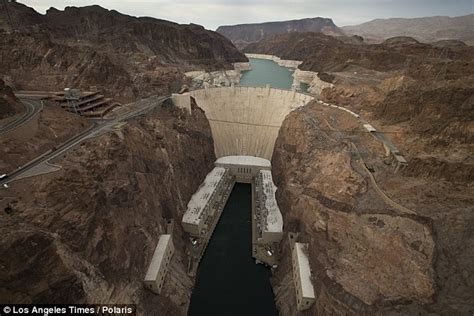 Hoover Dam Bathtub Ring Shows Level Of Lake Mead Dropping Amid