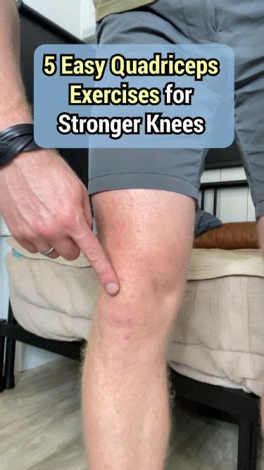 5 Easy Quadriceps Exercises For Stronger Knees Knee Pain Relief