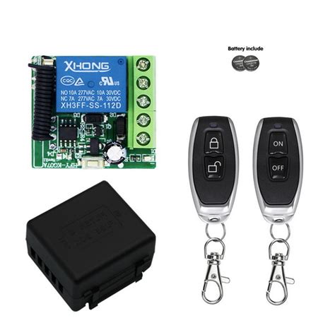 Mhz Wireless Remote Control Switch Relay Receiver Module Oem Pcba