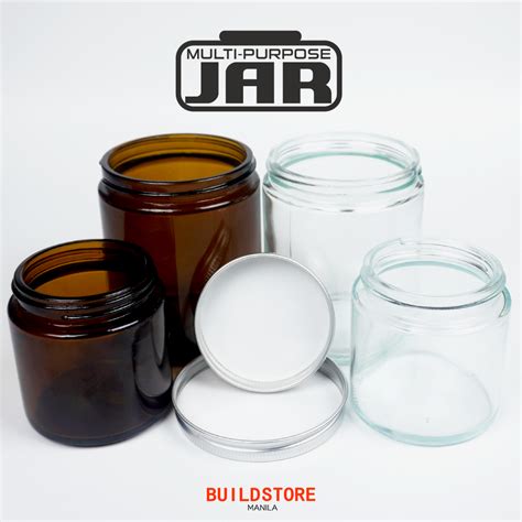 Clearamber Glass Jar Tools For Candle Making Diy Art Jar With Metal