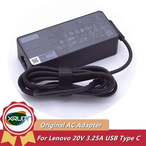 Original 65W ADLX65YDC3D Laptop AC Adapter Charger For Lenovo ThinkPad ...