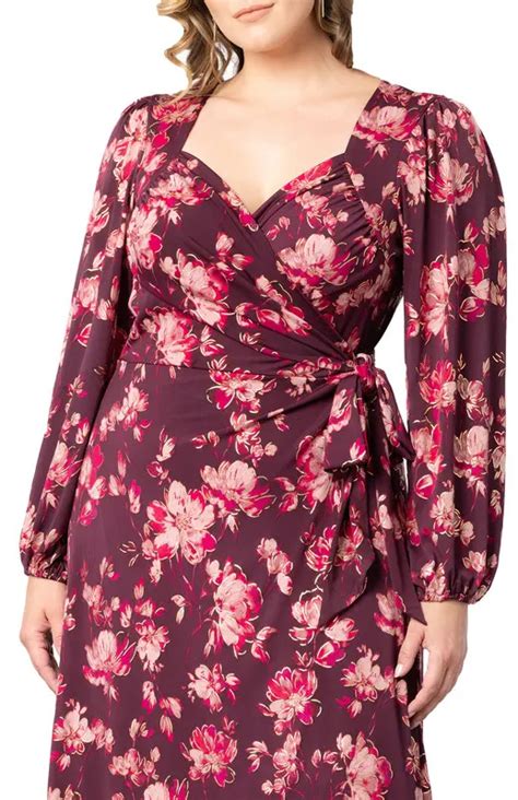 Kiyonna Socialite Sweetheart Wrap Dress Plus Size Penningtons
