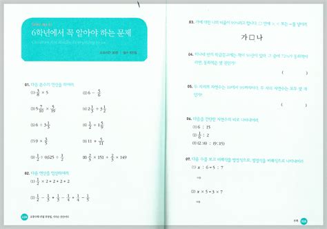 엄마표 초등수학 초등 분수를 정복하는 방법 And 초등수학만점공부법 456학년에서 꼭 알아야 할 문제