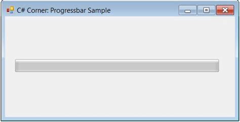 ProgressBar In C