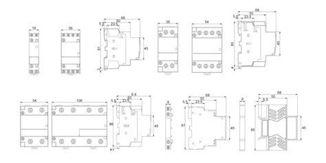 Modular Contactor 4 Pole 40a Excel Shop