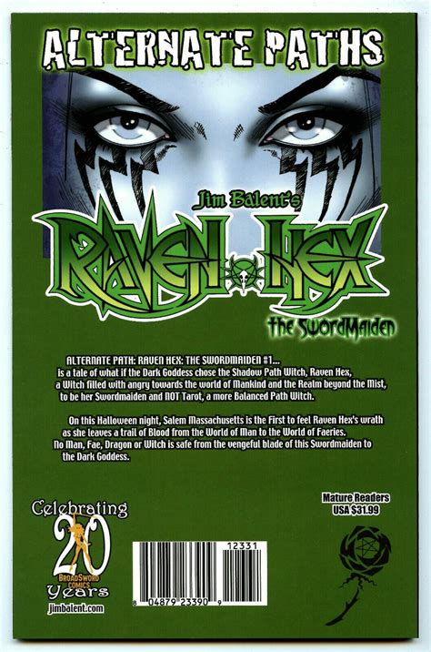 Raven Hex The Swordmaiden 1 2020 Broadsword Nmnm Cosplay Edition Signed 4848256275