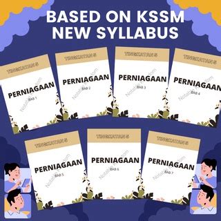 KSSM SPM PERNIAGAAN Form 5 Tingkatan 5 Study Bundle A Perniagaan