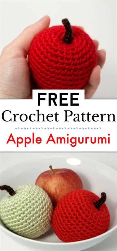 Crochet Amigurumi Apple Free Pattern Crochet With Patterns