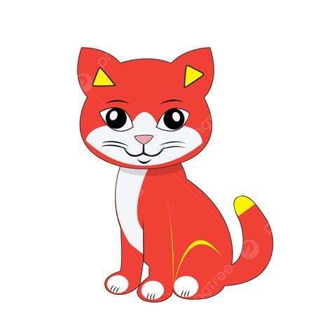 Arte De Desenho Animado De Gatinho Fofo Com Geração De Ia Png Gato