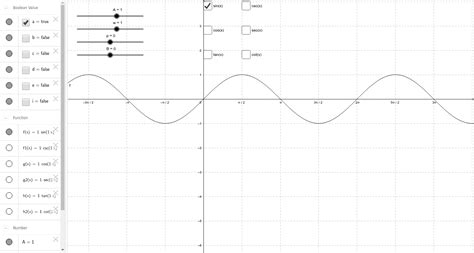 Graphing The 6 Trig Functions Geogebra