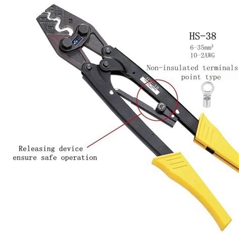 Hs 22 Hx 26b Hs 38 Japanese Style Crimping Plier For Non Insulated