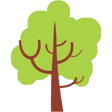 árvore De Desenhos Animados De Folha Grande Vetor PNG Grande Folha