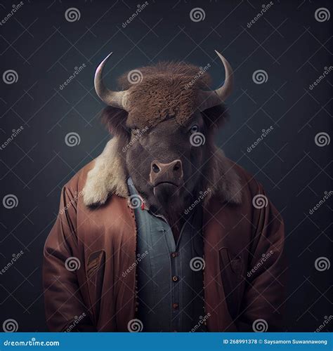 3d Bison Avatar For Web Account Or Games Online Stock Illustration Illustration Of Adorable