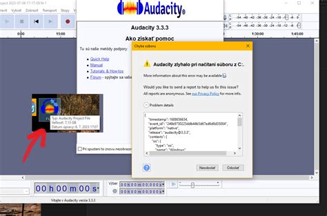 I Have A Problem With Restoring The Project Windows Audacity Forum