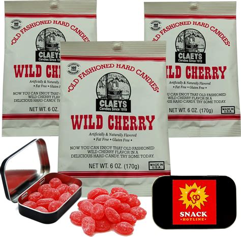 Claeys Wild Cherry Flavored Old Fashioned Hard Candy 2 X 6oz Bags Grocery