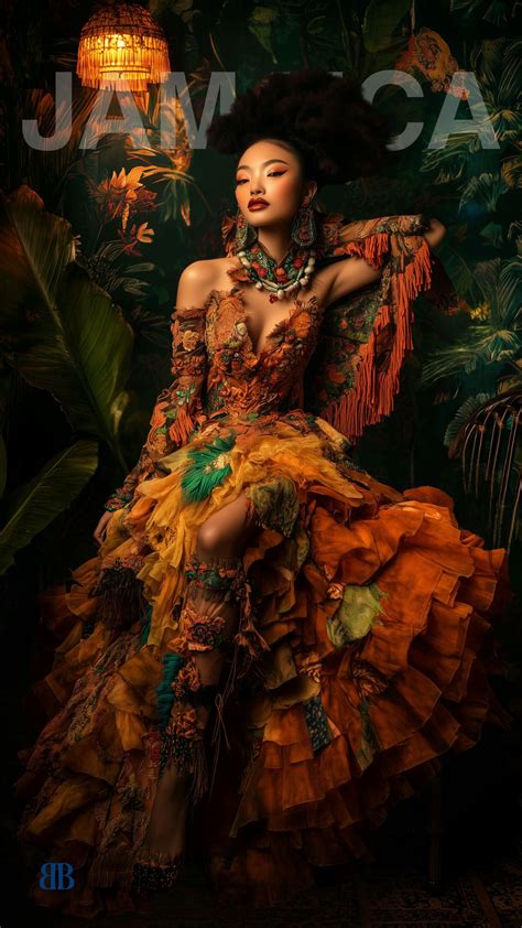 Jamaica Caribbean Fashion Modern African Clothing Exotic Fashion