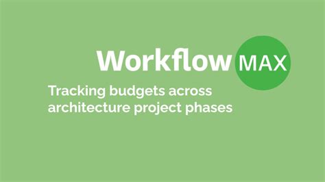Tracking Budgets Across Architecture Project Phases