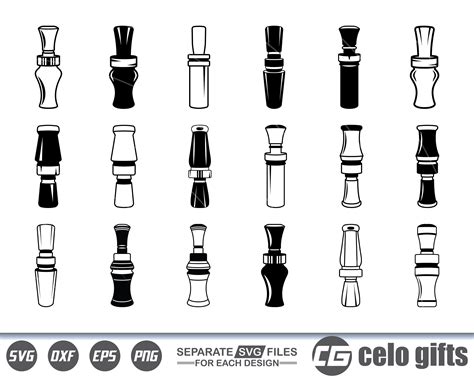 Duck Call Svg Duck Call Vector Cricut File Clipart Silhouette Cuttable Design Dxf Png