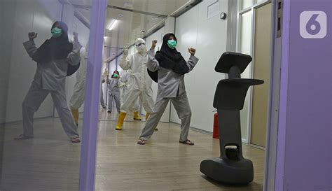 Foto Canggihnya Teknologi Robot Untuk Bantu Tenaga Medis Di Rspj