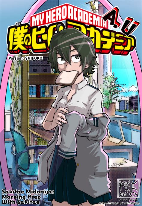 Bnha Oc Commish Sakitae Midoriya Cover Art 2 By Feerocomics On Deviantart