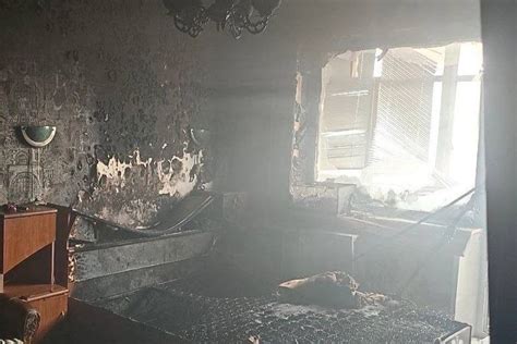 Четырёх человек спасли и больше 50 эвакуировали при пожаре в