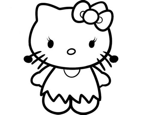 Как нарисовать Хелло Китти поэтапно карандашом