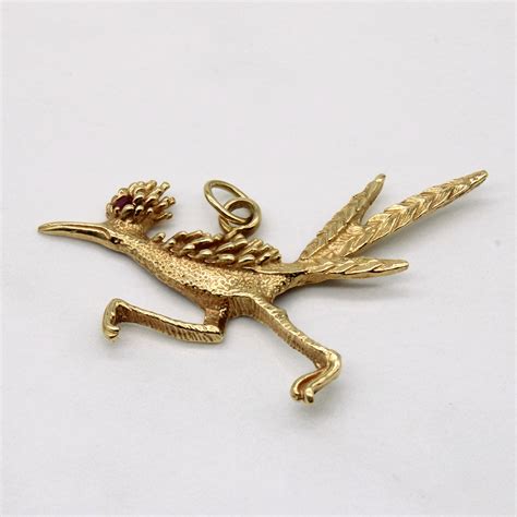 Synthetic Ruby Bird Of Paradise Pendant 0 07ct — 100 Ways