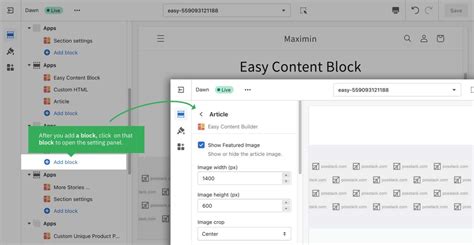Add Blocks Documentation