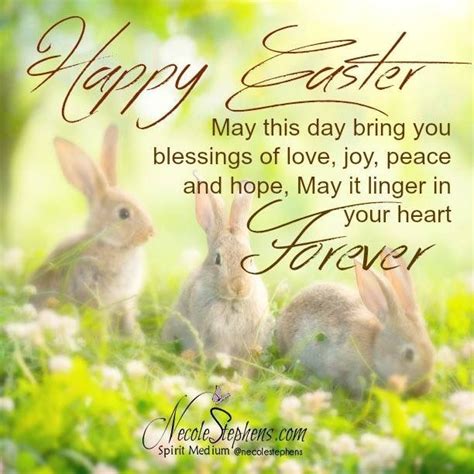 Easter Blessings And Spring Bunnies
