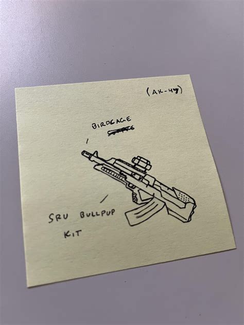 More Doodles Since I Got A Lot Of Feedback On My Aks Figured Id Put Out Some More Guns After