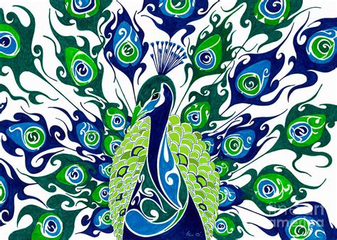 How To Draw Peacock Dancing In Rain