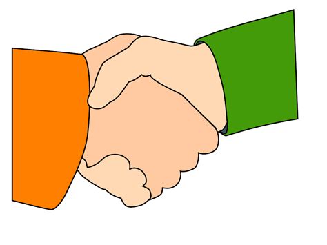 Shaking Hands Cartoons Clipart Best