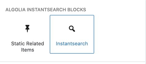 we released “search with algolia instantsearch blocks” shifter