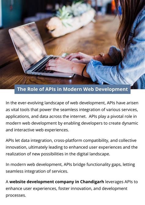 Ppt The Role Of Apis In Modern Web Development Powerpoint