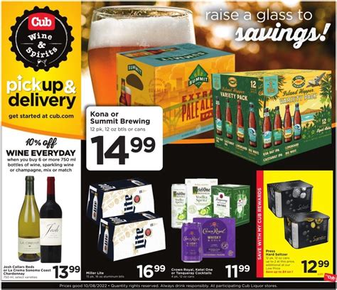 Cub Foods Liquor Ad Oct 2 Nov 5 2022 Weeklyads2
