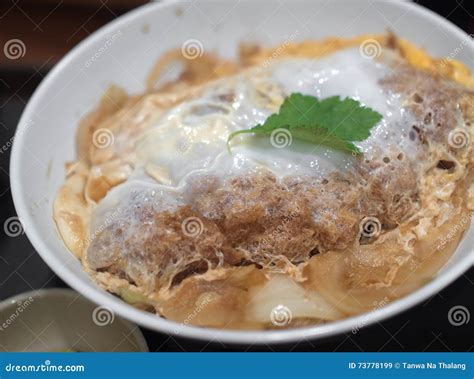 Japanese Breaded Deep Fried Pork Cutlet Royalty Free Stock Photo