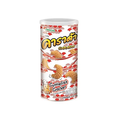 Carada Cuttlefish Cracker Original Flavoured 墨魚味脆米餅 Bangkok Meat
