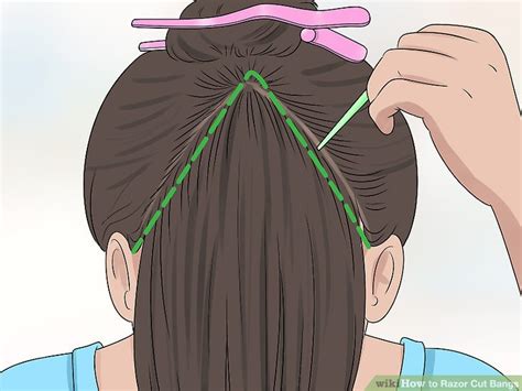 3 Ways To Razor Cut Bangs Wikihow